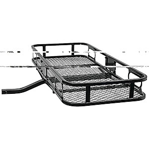 Pro Series 63155 Rambler Hitch Cargo Carrier for 1-1/4” Receivers, Black
