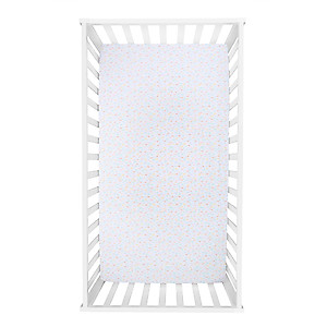 Trend Lab Rainbow 3 Piece Crib Bedding Set, Includes Nursery Quilt, Fitted Crib Sheet and Crib Skirt