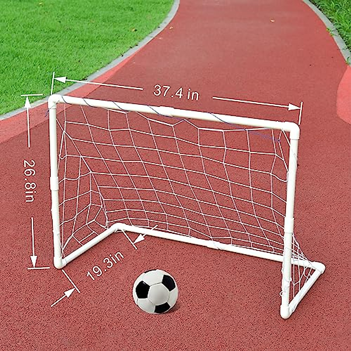 Portable Soccer Goal,Soccer Ball Net for Backyard,Stimulate Children's Enjoyment of Football,Football Kits is Ideal for Child Over 3 Years Old (2 Pack Folding Soccer Goal Net Set)