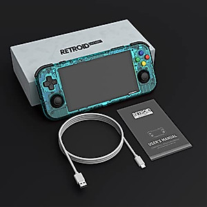 Retroid Pocket 3 Plus Retro Game Handheld Console, Retroid Pocket 3 Plus Android Retro Game Console Multiple Emulators Console Handheld 4.7 Inch 16:9 Display 4500mAh Battery Classic Games (16bit)