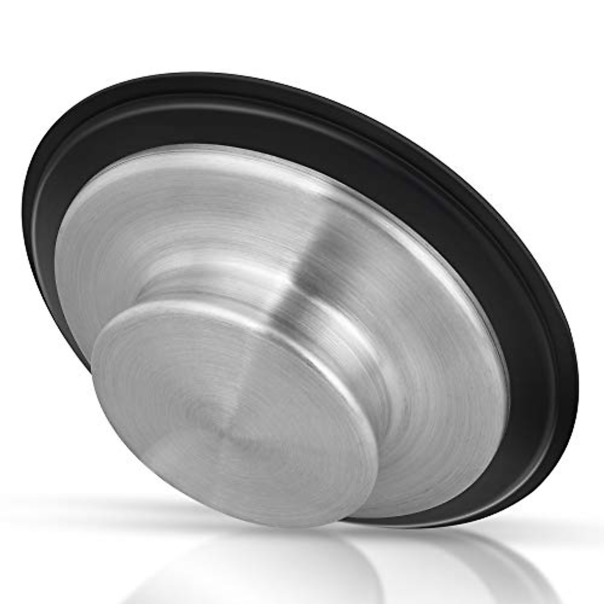 3 3/8 inch Kitchen Sink Stopper Stainless Steel Garbage Disposal Plug Kitchen Sink Plug Fits Standard Kitchen Drain Size of 3 1/2 Inch (3.5 Inch) Diameter (2 Pack)