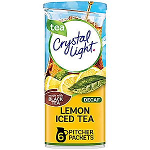 Crystal Light Decaffeinated Lemon Iced Tea Drink Mix (6 Pitcher Packets)