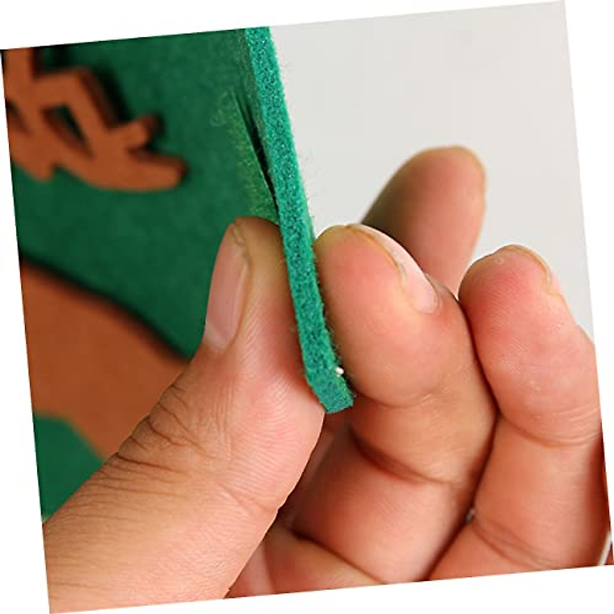 jojofuny Mini Christmas Tree DIY Felt Christmas Tree Set Christmas Hanging Ornament Handmade Christmas Tree Christmas Hanging Pendant DIY Mini Christmas Tree Calendar Manual