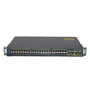 Cisco Catalyst 2960 44P 1GbE 4P SFP/Base-T LAN Base Switch WS-C2960G-48TC-L (Renewed)