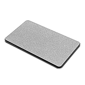 Madesmart Drying Stone Dish Drying Mat with Nonslip Base, Mineral-Based Dish Mat for Kitchen Counters, Carbon