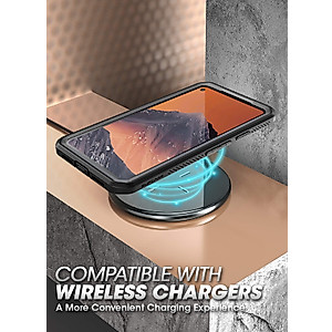 SupCase Unicorn Beetle Pro Series Case for Google Pixel 5 (2020 Release), Full-Body Rugged Holster Case with Built-in Screen Protector (Black)