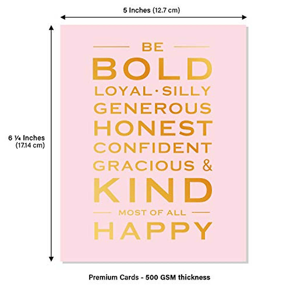 Eccolo Inspirational Cards with Wooden Display Stand, 12 Positive Daily Affirmation Cards for Self Love Practice and Mindfulness, Gift Box, Home or Office Desk Art Decor (5 x 6.75 inches)