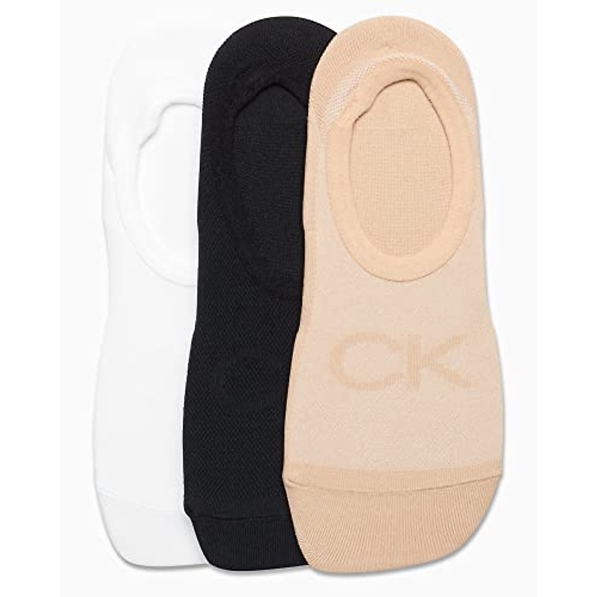 Calvin Klein Women’s Socks – Lightweight Low Liners (3 Pack), Size 4-10, Sand Assorted