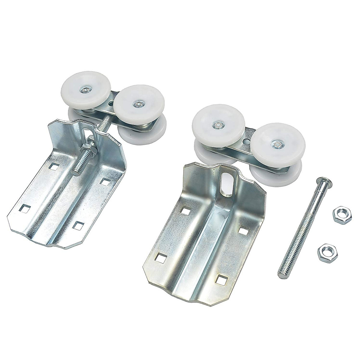 DIYHD 10FT Box Track Double Sliding Barn Door Hardware