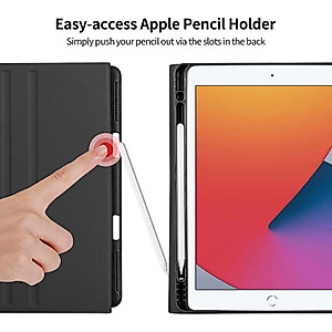Butterfly Gnome Case for iPad 7th And iPad 8th And iPad 9th Gen [10.2 Inch],iPad Air 3rd 10.5''(2019),iPad Pro 2nd 10.5''(2017) with Pencil Holder, Protective Case with Soft TPU Back, Auto Sleep/Wake