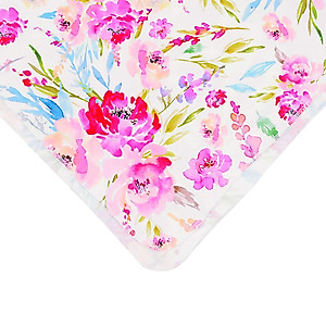 Galabloomer Newborn Receiving Blanket Headband Set Flower Print Baby Swaddle Receiving Blankets Sunflower Heart