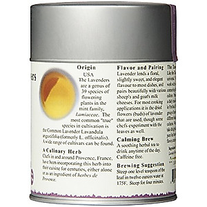 The Tao of Tea, Lavender Herbal Tea, Loose Leaf, 2.0 Ounce Tin (Packaging May Vary)