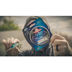 Berkley Vanish®, Clear, 40lb | 18.1kg, 350yd | 320m Fluorocarbon Fishing Line, Suitable for Saltwater and Freshwater Environments