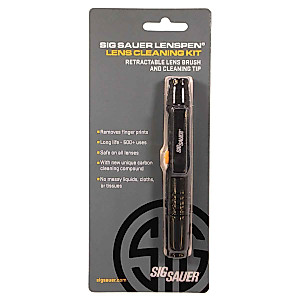SIG SAUER Lens Cleaning Kit w/Retractable Lens Brush and Cleaning Tip for Electro-Optics