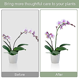 Phenanive 20PCS Plant Stakes, 18Inches Garden Bendable Single Stem Plant Support Stakes for Outdoor Plants and Indoor Plants, Orchid, Amaryllis, Potted Tomato