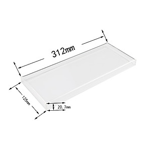 YMDK Mechanical Keyboard Dust Cover Keycap Lid Acrylic for 75% Mechanical Keyboard 84