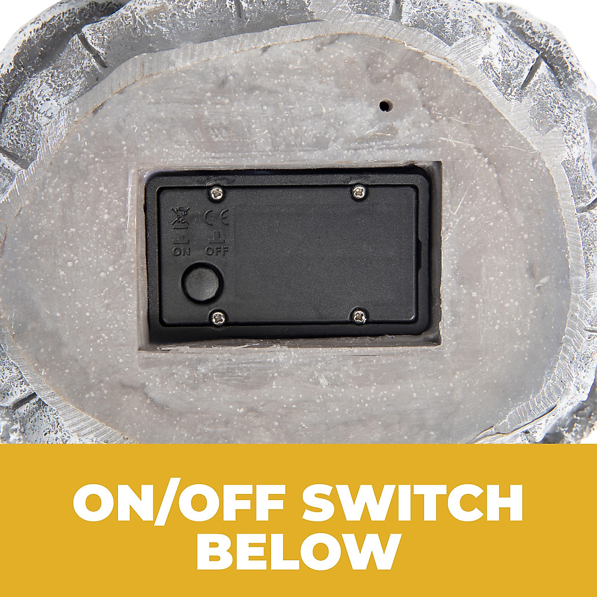 VP Home Buddha Statue for Home and Outdoor Decor Solar Powered Flickering LED Garden Light Zen Meditation Spiritual Room Decor (Tranquil Buddha) Statue for Gifts