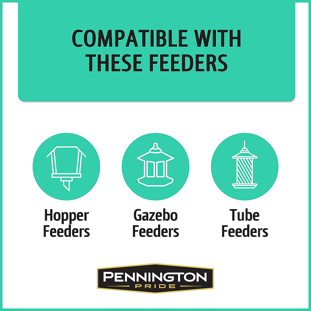 Pennington Pride Wild Finch Blend, Wild Bird Seed for Outside Feeders, Special Mix for a Variety of Musical & Colorful Birds, Great to Feed Year-Round, 10-lb. Bag