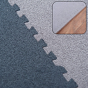 ALGFree Interlocking Tiles Foam Puzzle Mats Foam Puzzle Mat Infant Crawling Mat Splice Large Area Children's Room Gym Activity Pad Soft Floor Mats Interlocking Carpet Tiles, 2 Colour