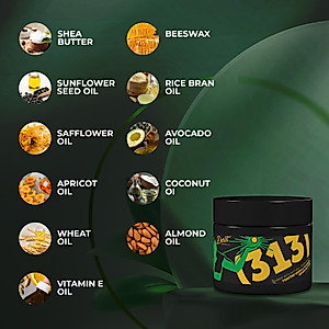 Detroit Grooming Co. Beard Butter - Softens, Thicken, Hydrates, and Rejuvenate Your Beard with Safflower Oil and Shea Butter - Styling Essentials - Toasted Vanilla Amber - 313-2oz