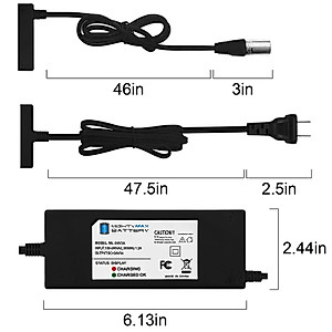 Mighty Max Battery 24V 3Amp Golden Technologies LiteRider (GL110/GL140) Scooter Charger