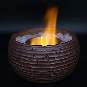 Tabletop Fire Pit, Mini fire Pit, Indoor fire Pit Tabletop, Personal Fireplace, Tabletop Fireplace, Table top fire Pit Bowl Use Iso-Isopropy