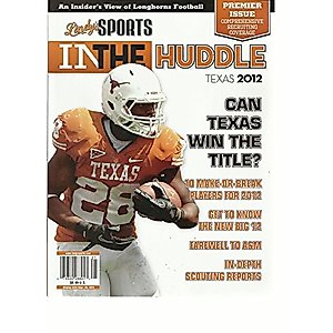 LINDY'S SPORTS IN THE HUDDLE TEXAS 2012, PREMIER ISSUE (CAN TEXAS WIN THE TITLE