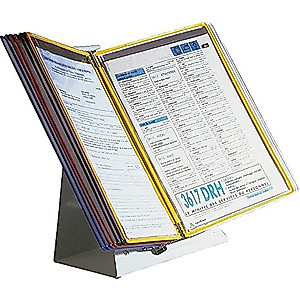 Tarifold, Inc. D291 Desktop Reference Starter Set, 10 Pockets, 5 Tabs