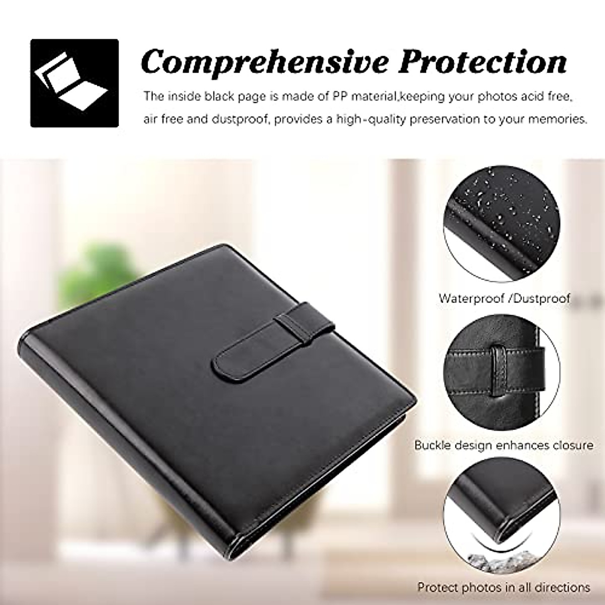 192 Pockets Photo Album for Fujifilm Instax Square SQ1/SQ6/SQ10/SQ20 Camera, Kodak Mini 3 Square,Mini Shot 3 Square, Mini Shot 3 Square Printer, Album for Instax Square Photo, Kodak 3x3" Photo