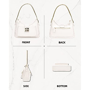 ANNASPEAK Crossbody Bag for Women Purse Handbag Leather Shoulder Bag with 2 Straps Pockets Hobo Clutch for Travel, Black