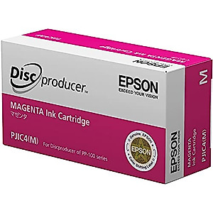 PJIC4-C13S020450 Magenta Ink Cartridge (1-Pack) for DiscProducer PP-100 in Retail Packaging