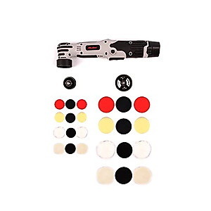 Maxshine M0312 Mini Cordless Polisher – Maximizes Mobility, Super Lightweight(1.93 LBS), 6 Adjustable Speeds, Works as a DA or Rotary Polisher, Includes a full set for your car paint corrections