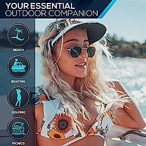 No Headache Women’s Sun Visor Square Brim Sun Visor Golf Visor Tennis Visor