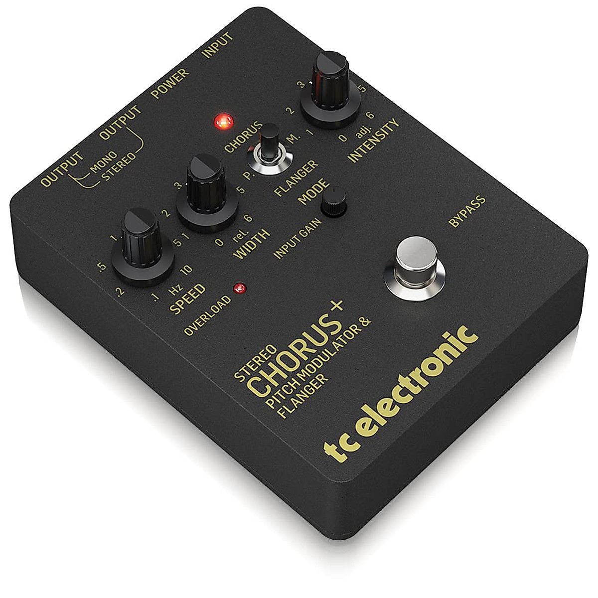 TC Electronic Guitar Chorus Effects Pedal, Black (SCF Gold)