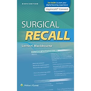 Surgical Recall (Lippincott Connect)