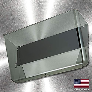 Officemate Magnetic Wall File Letter Size, Smoke (21451)