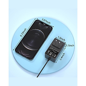 12V Power Cord for LitterMaid LM680C LM980 P-70016, Replacment for Hillpig Self-Cleaning Cat Litter Box Automatic Self-Cleaning Classic Replacement Power Supply