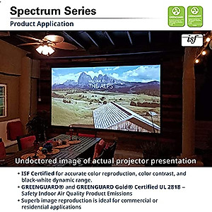Elite Screens Spectrum, 100-inch Diag 16:9, Electric Motorized 4K/8K Ready Drop Down Projector Screen, ELECTRIC100H