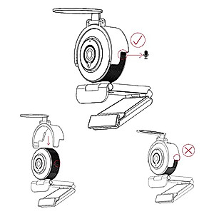 Angetube Webcam Cover, Camera Lens Cover Privacy Shutter Cap Hood, HD Pro Stream Web Cam Privacy Covers ONLY compatiable Webcam 962/967/963