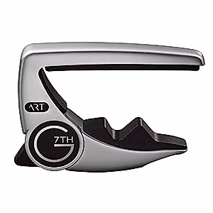 G7th Performance 3 ART Capo - 6 String, Silver - Bundled with Dunlop Pick Pack