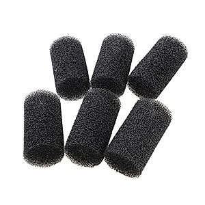 AQUANEAT 6-Pack Pre-Filter Sponge for Aquarium Shrimp Fry Fish Tank Filter 0.8” Intake, Replacement Foam Cover