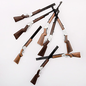 8 Pcs Miniature Rifle Retro Mini Hunting Gun Model Mini House Garden Accessories