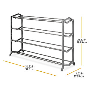 Whitmor 4-Tier Shoe Rack