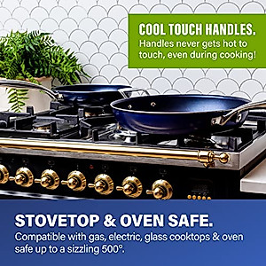 Granitestone 10" Bond Blue Nonstick Frying Pan