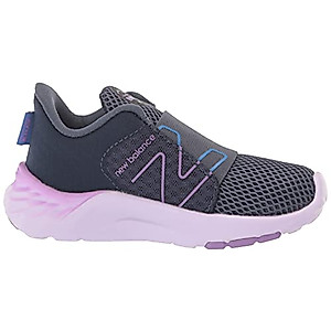 New Balance Baby Fresh Foam Roav V1 Bungee Running Shoe, Vintage Indigo/Electric Purple/Natural Indigo, 4 US Unisex Infant