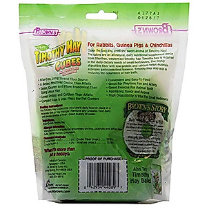 FM Brown's 3 Pack of Timothy Hay Cubes, 10 Ounces Each, for Rabbits Guinea Pigs and Chinchillas3
