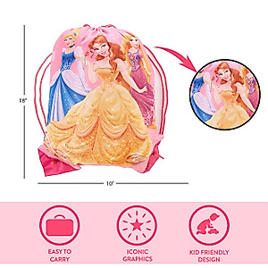 Disney Princess Slumber Bag Set Multicolor, 26x46