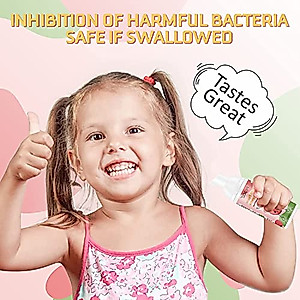 Kids Foam Toothpaste with Low Fluoride,Toddler Anti-Cavity Foaming Toothpaste for U Shaped Toothbrush Electric Toothbrush for Children Kids Ages 3 Plus Strawberry Flavor,60ml(2.11 fl oz)