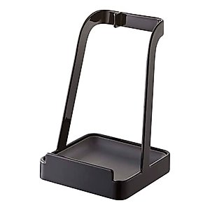 YAMAZAKI Home 2249 Tower Ladle Holder-Lid Stand for Utensils in Kitchen, Black 2248-P