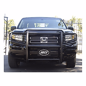 ARIES 6055 1-1/2-Inch Black Steel Grille Guard, No-Drill, Select Honda Ridgeline